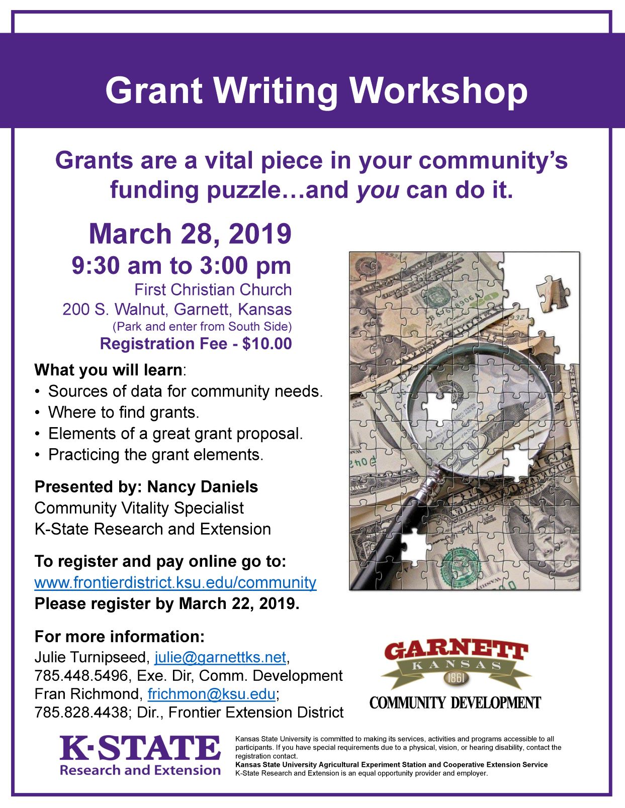 Frontier District Extension Office | Research and Extension | Kansas ...